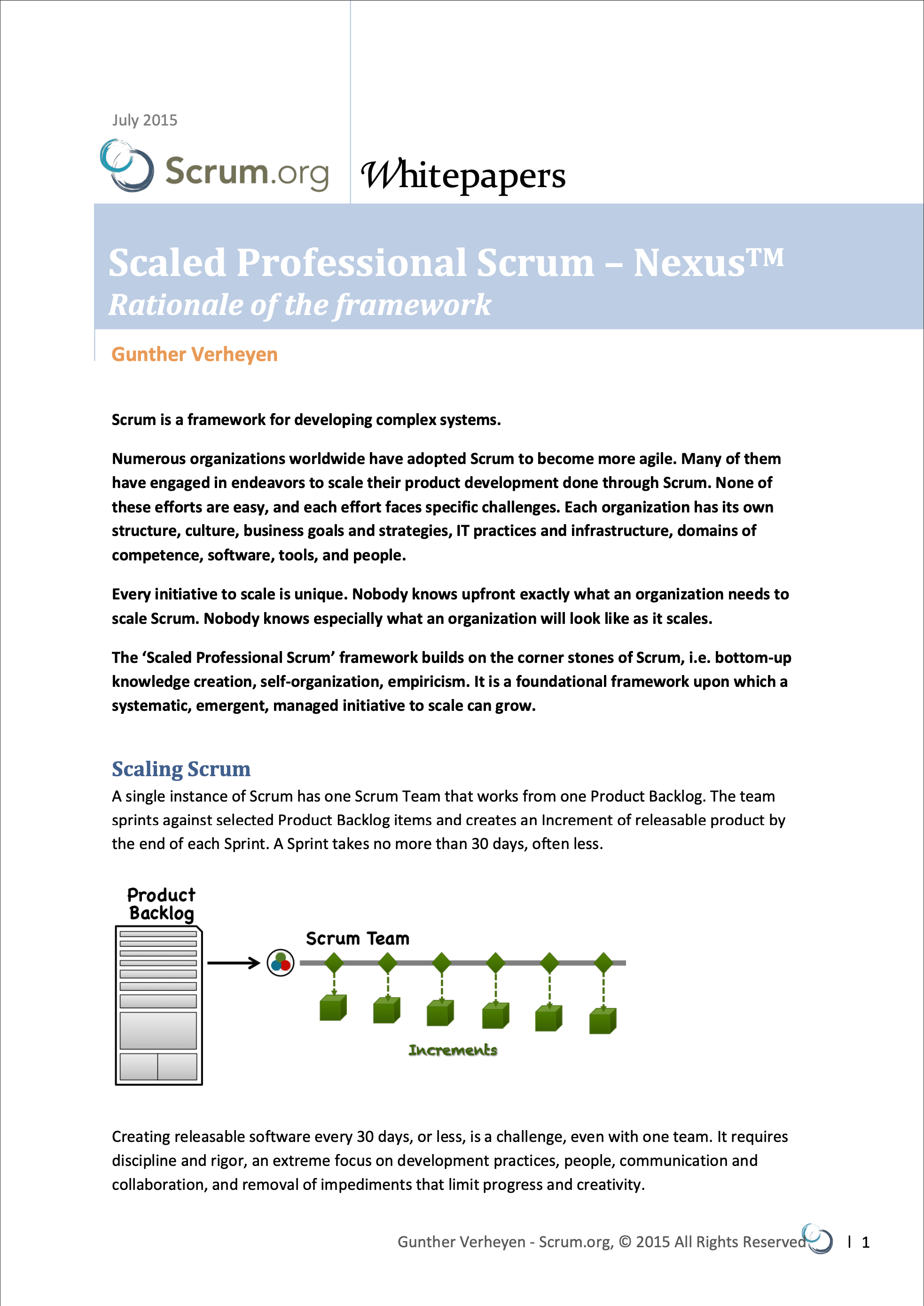 Scaled Professional Scrum (Cover) – Ullizee-Inc | Gunther Verheyen