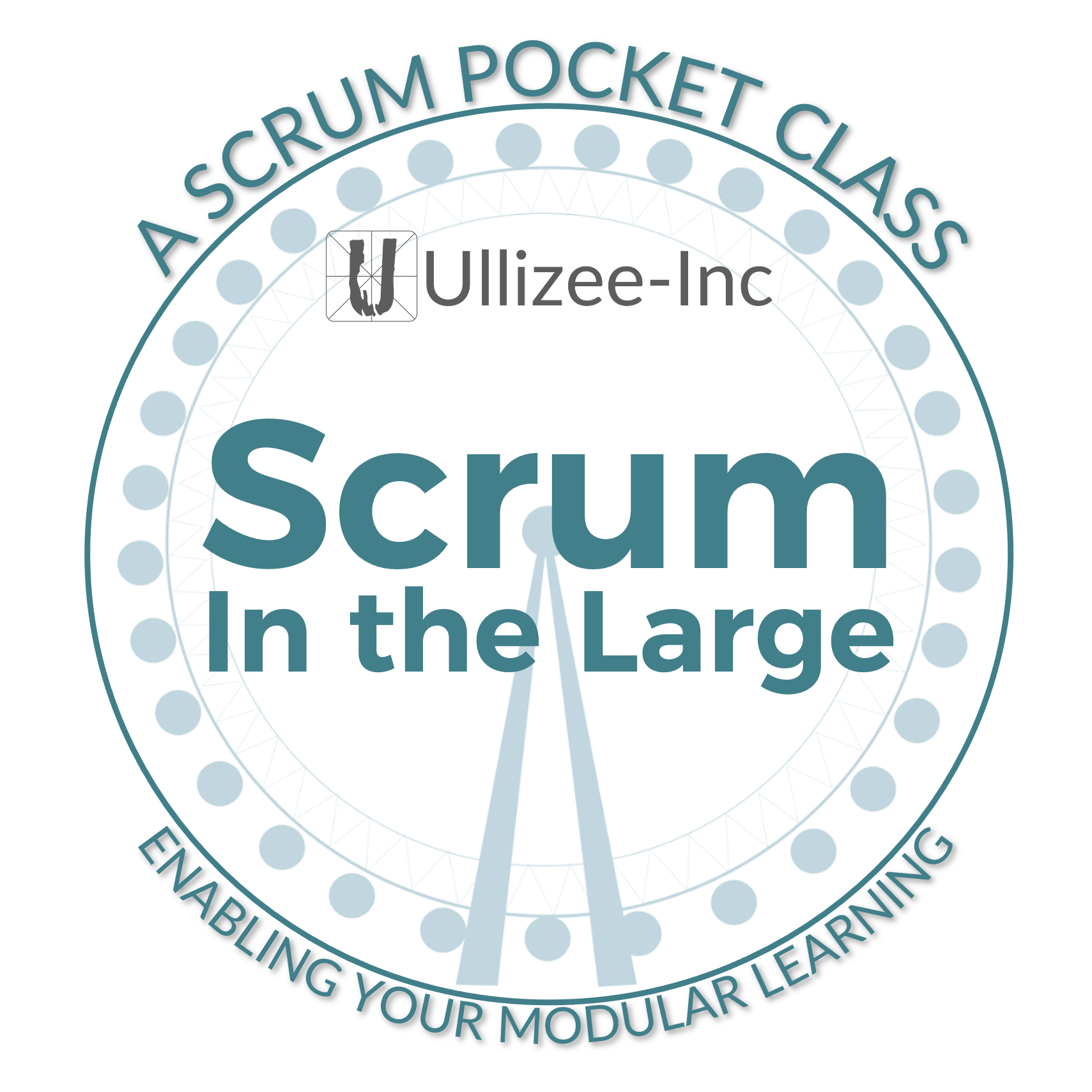 [SPC-XL#] Scrum in the Large Series Badge (Pic, Part white) – Ullizee ...