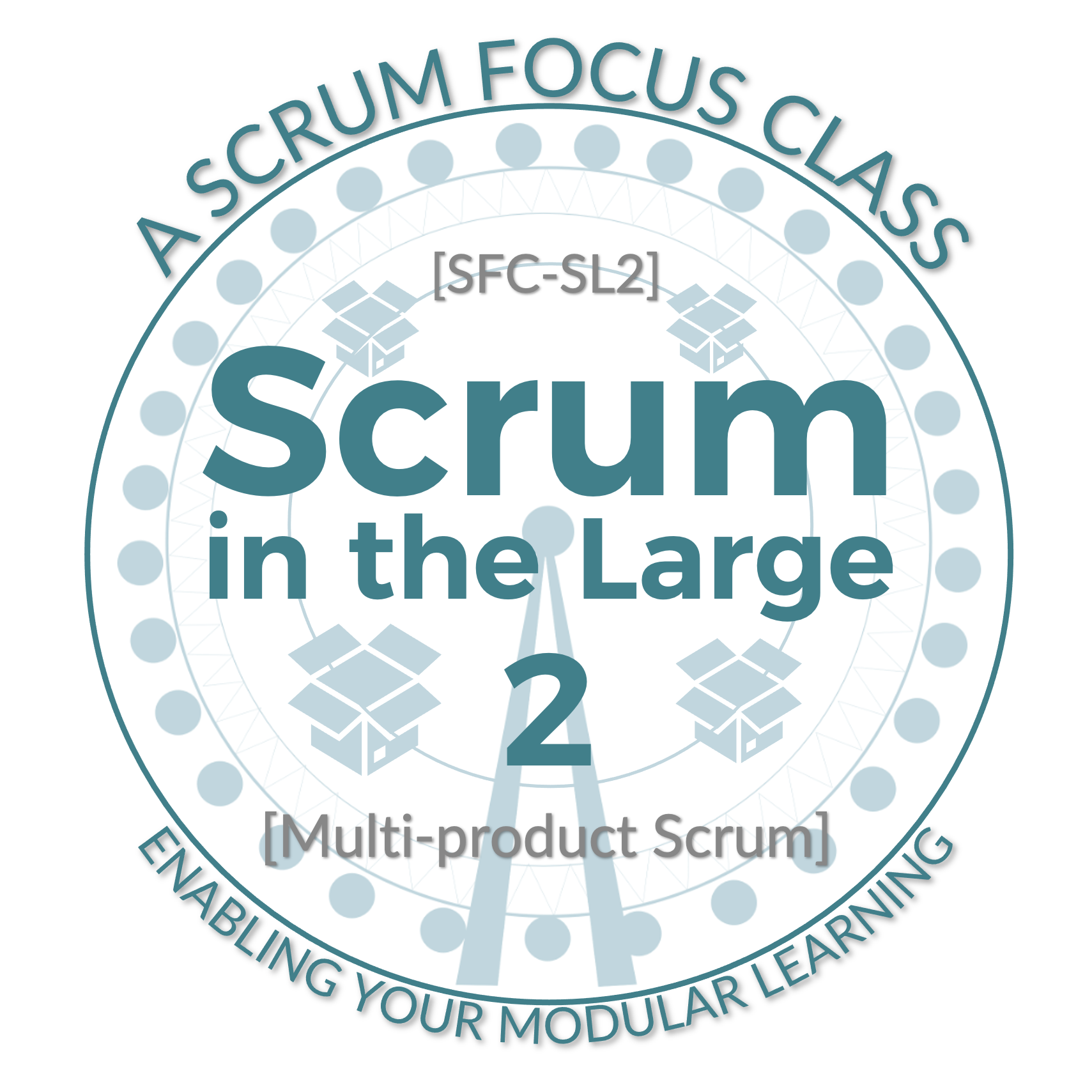 [SFC-SL2] Scrum in the Large 2 Class Badge (Pic, Part white) – Ullizee ...